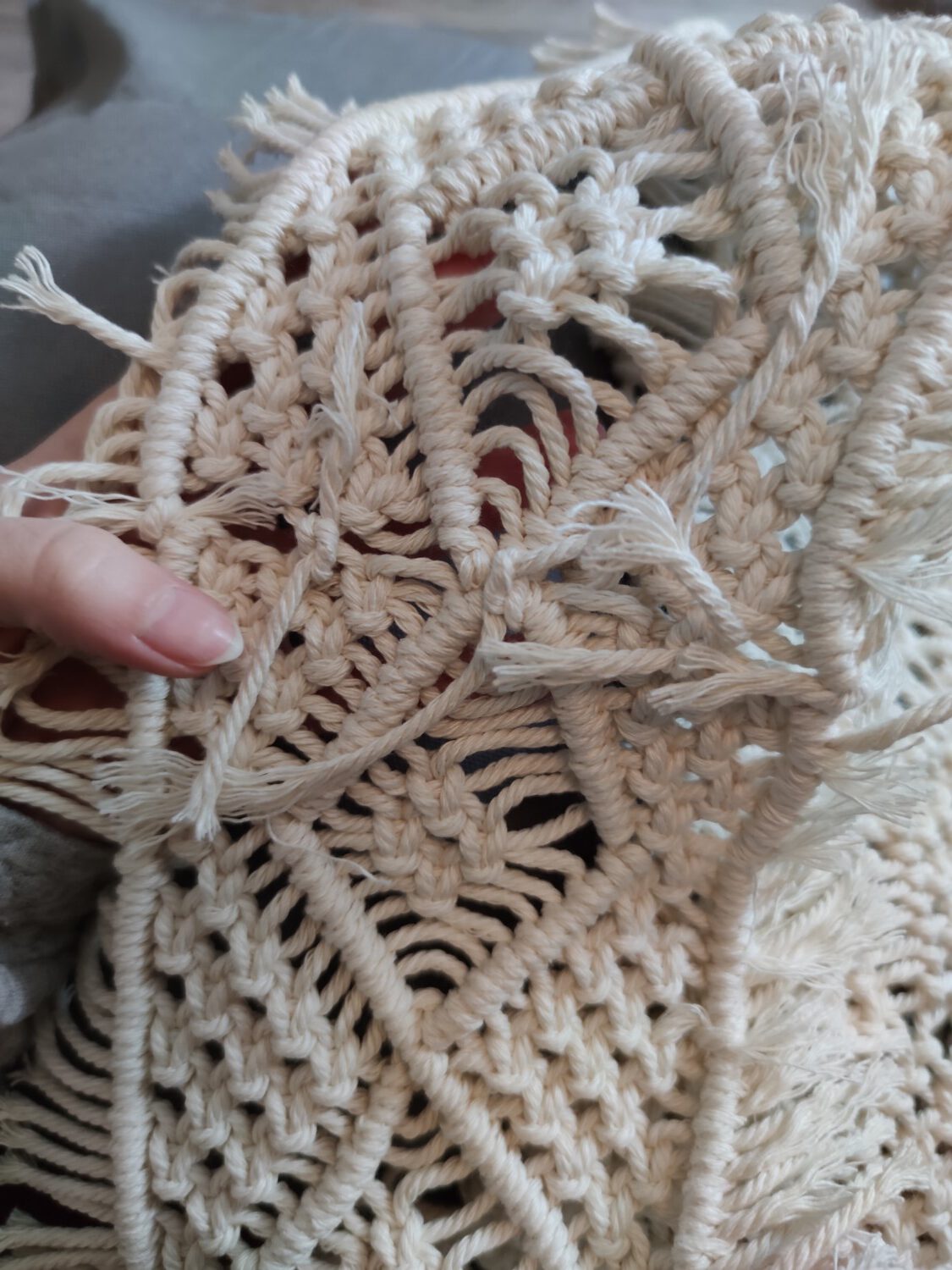 DIY Boho Kissen Deko mit Makramee - thingsofsarah